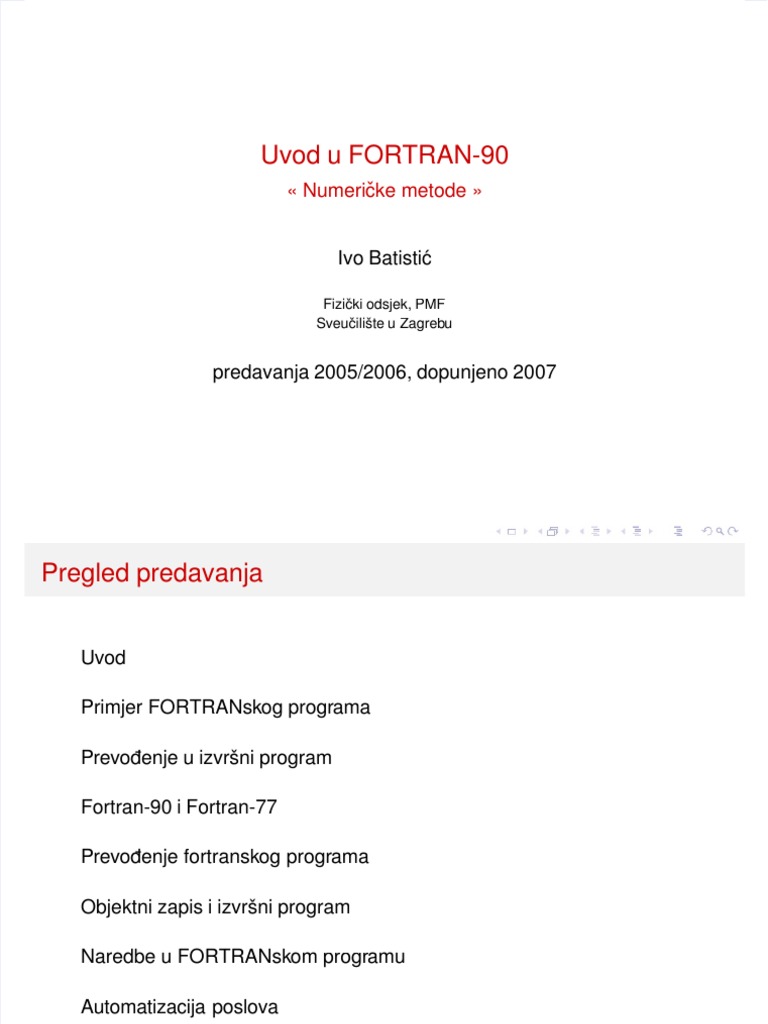 Dokumen - Tips Uvod U Fortran 90 | PDF