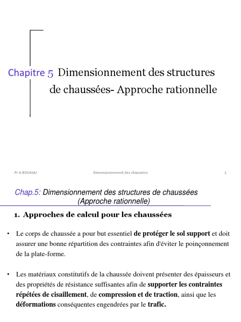 Dimensionnement Rationnel des Chaussées | PDF | Affaires | Ordinateurs