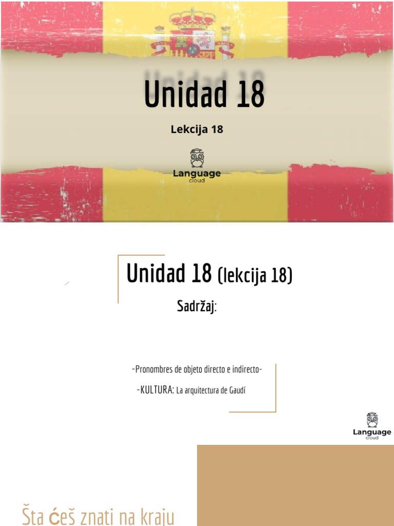 Unidad 18 - Lekcija 18 | PDF | Hogar, jardinería y bricolaje