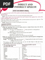 Direct and Indirect speech- Practice questions (With answers) | PDF | Verb | Grammar