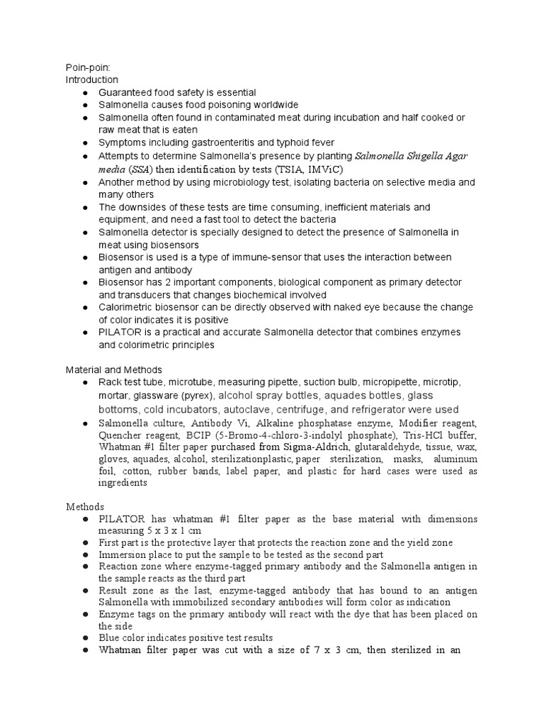 Salmonella Shigella Agar Media (Ssa) Then Identification by Tests (Tsia ...