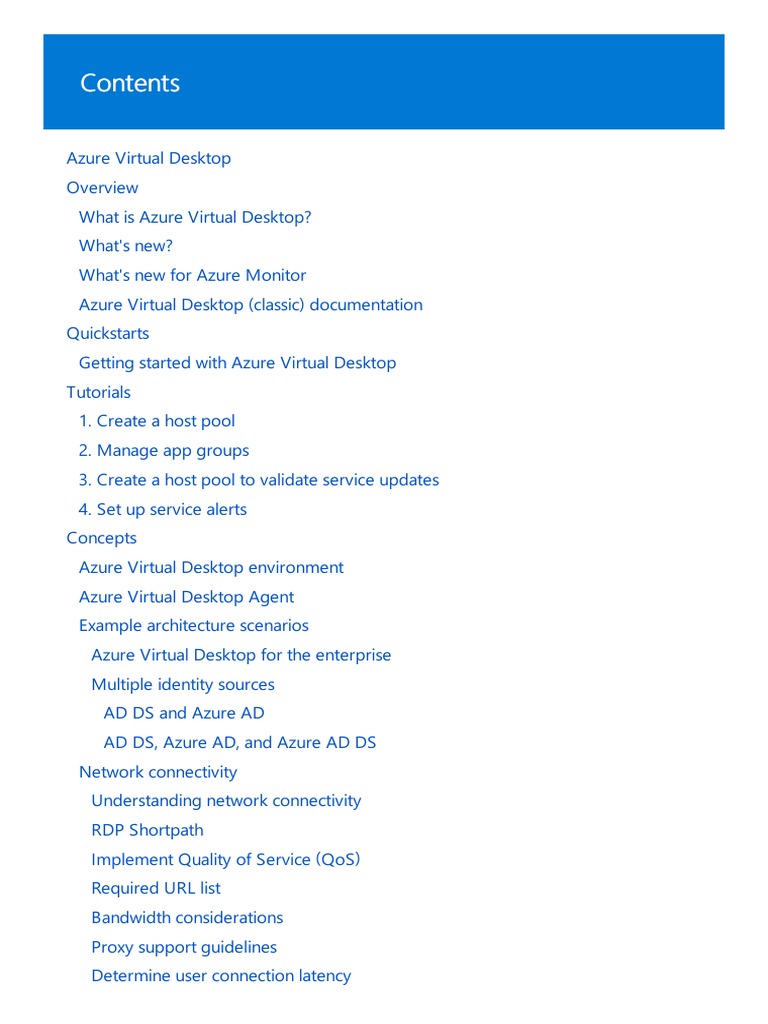 Azure Virtual Desktop | PDF | Remote Desktop Services | Microsoft Azure