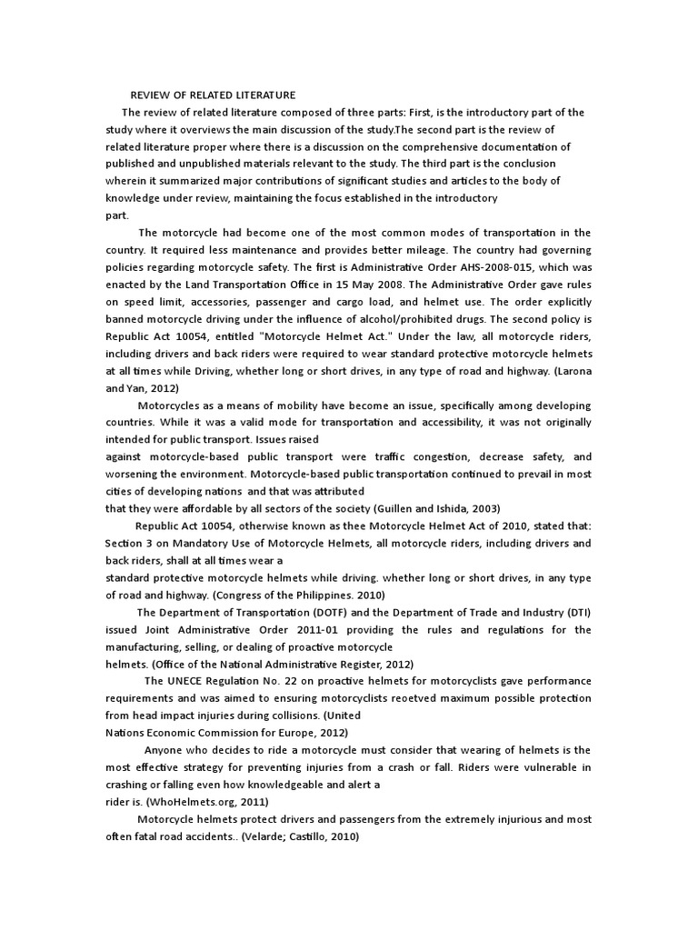 RRL | PDF | Traffic Collision | Transport