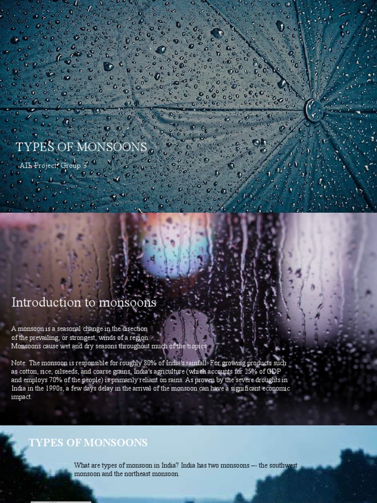 Types of Monsoons | PDF | Monsoon | Atmosphere