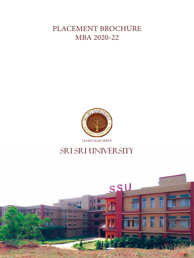 Placement Brochure MBA 2020-22: Learn Lead Serve | PDF | Analytics ...