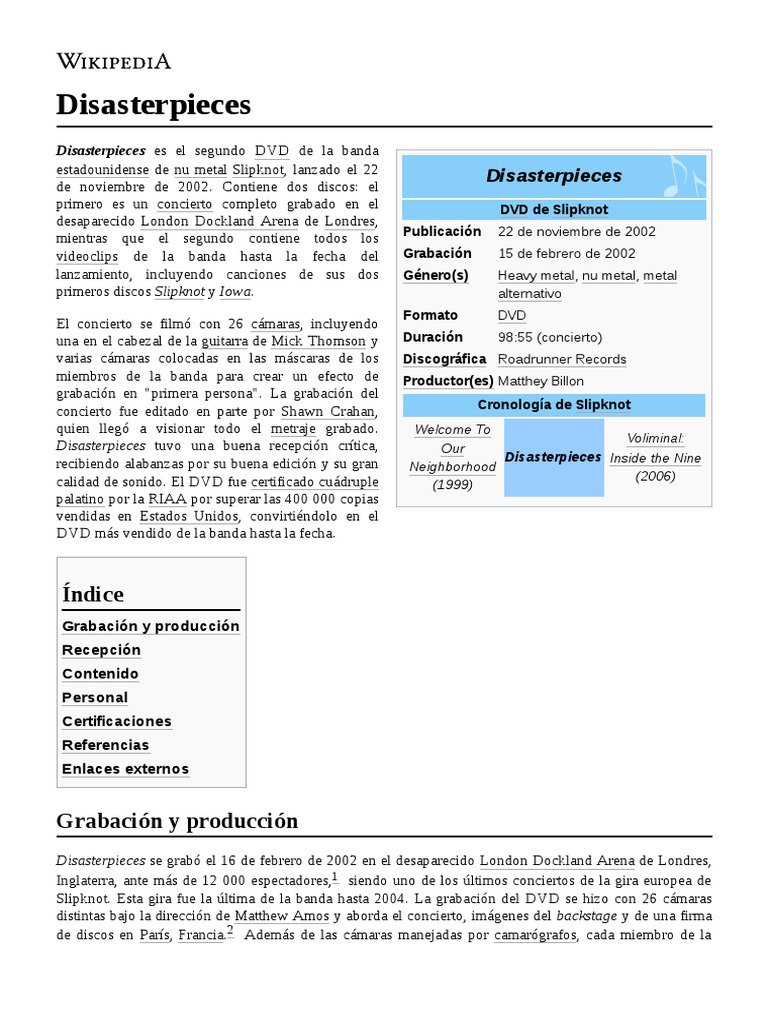 Disasterpieces | PDF