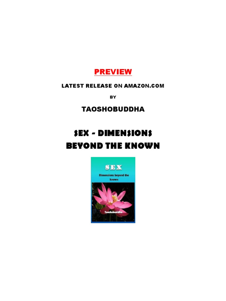 Preview Sex Dimensions Beyond The Known Pdf Sexual Intercourse