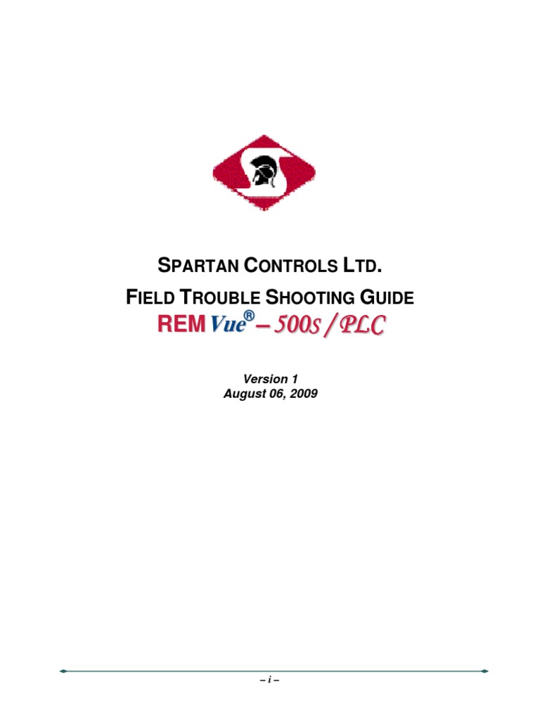Spartan Controls Ltd. Field Trouble Shooting Guide | PDF | Programmable ...