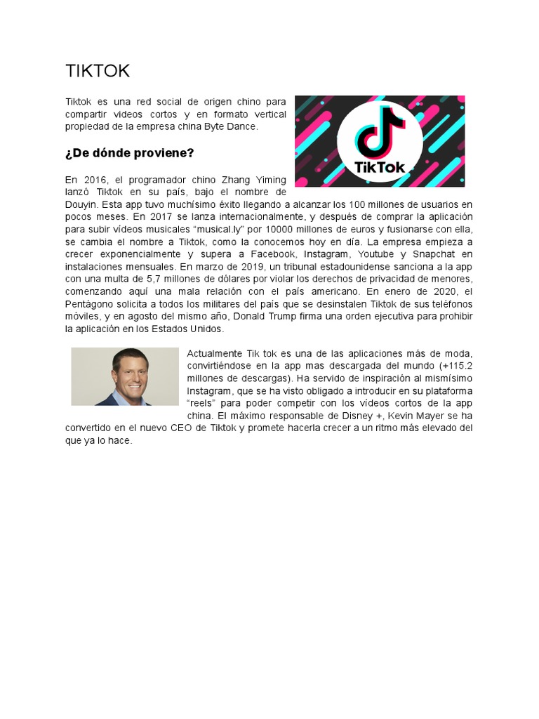 Tik Tok | PDF
