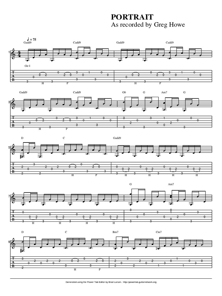 Howe-Portrait GT PTB | PDF