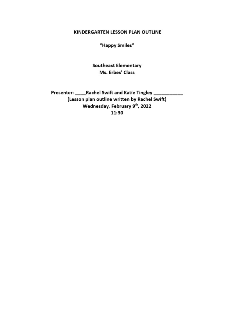 Spring Lesson Plan | PDF