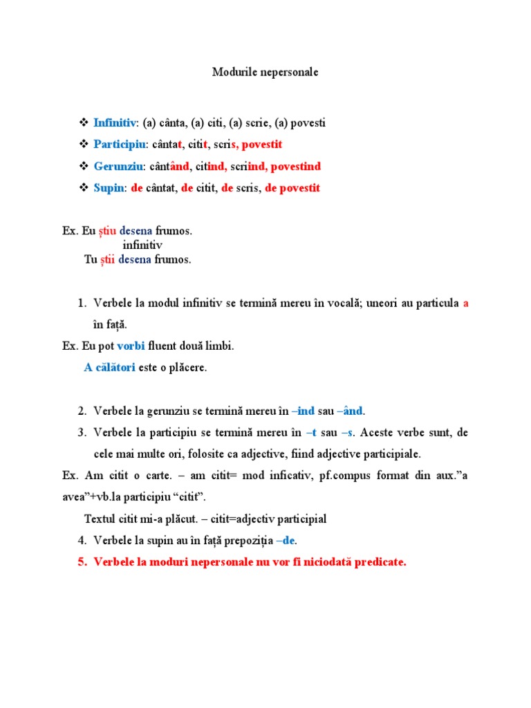 Modurile Nepersonale | PDF