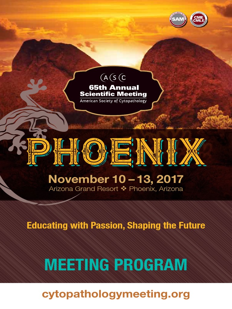 Asc 2017 Meeting Program | PDF | Cytopathology | Medicine