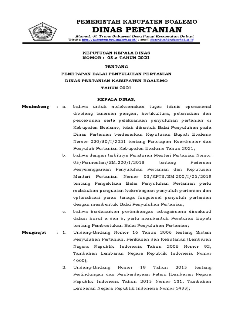 SK BPP | PDF | Pengelolaan Keuangan & Uang