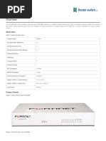 FG 100f Datasheet | PDF | Firewall (Computing) | Transport Layer Security