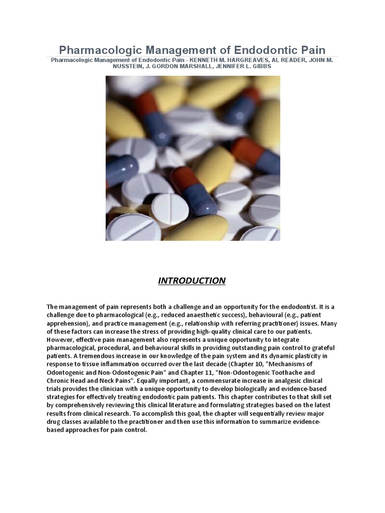 Pharmacologic Management of Tic Pain | PDF | Analgesic | Nonsteroidal ...