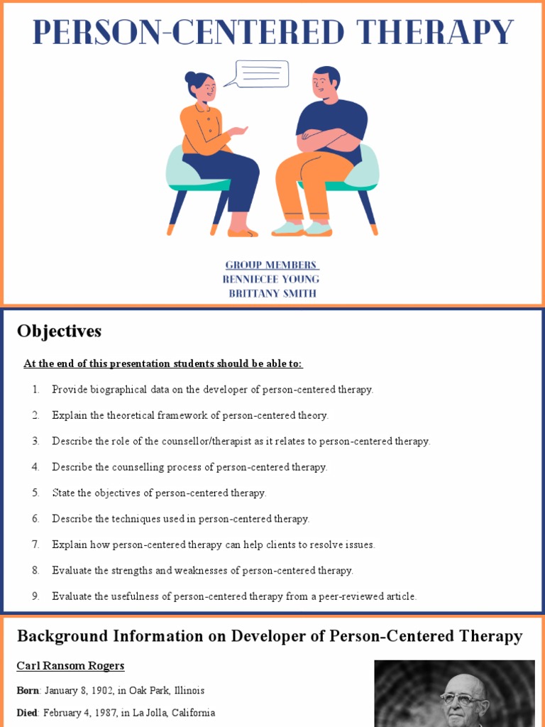 Person Centered Therapy | PDF | Psychotherapy | Humanistic Psychology