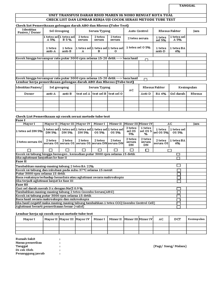 Lembar Kerja Uji Cocok Serasi | PDF