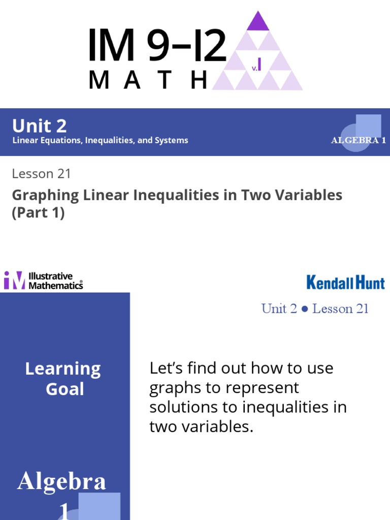 Graphing Linear Inequalities in Algebra 1 | PDF | Creative Commons ...