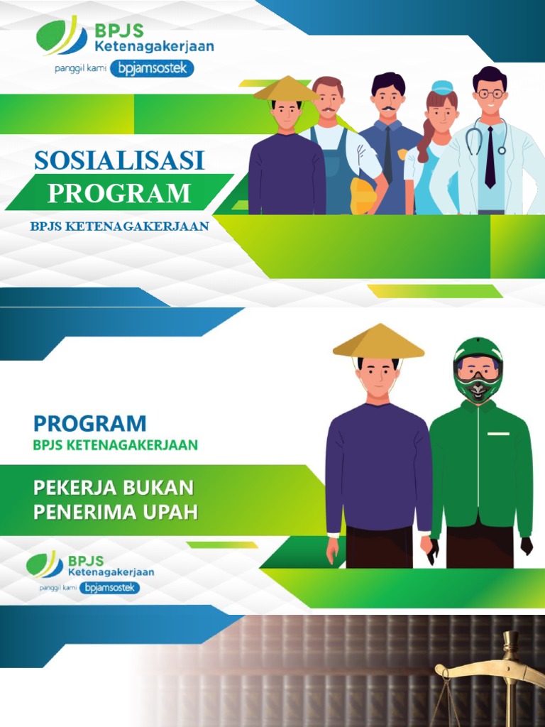 Materi PPT Bpu - Bpjs Ketenagakerjaan | PDF