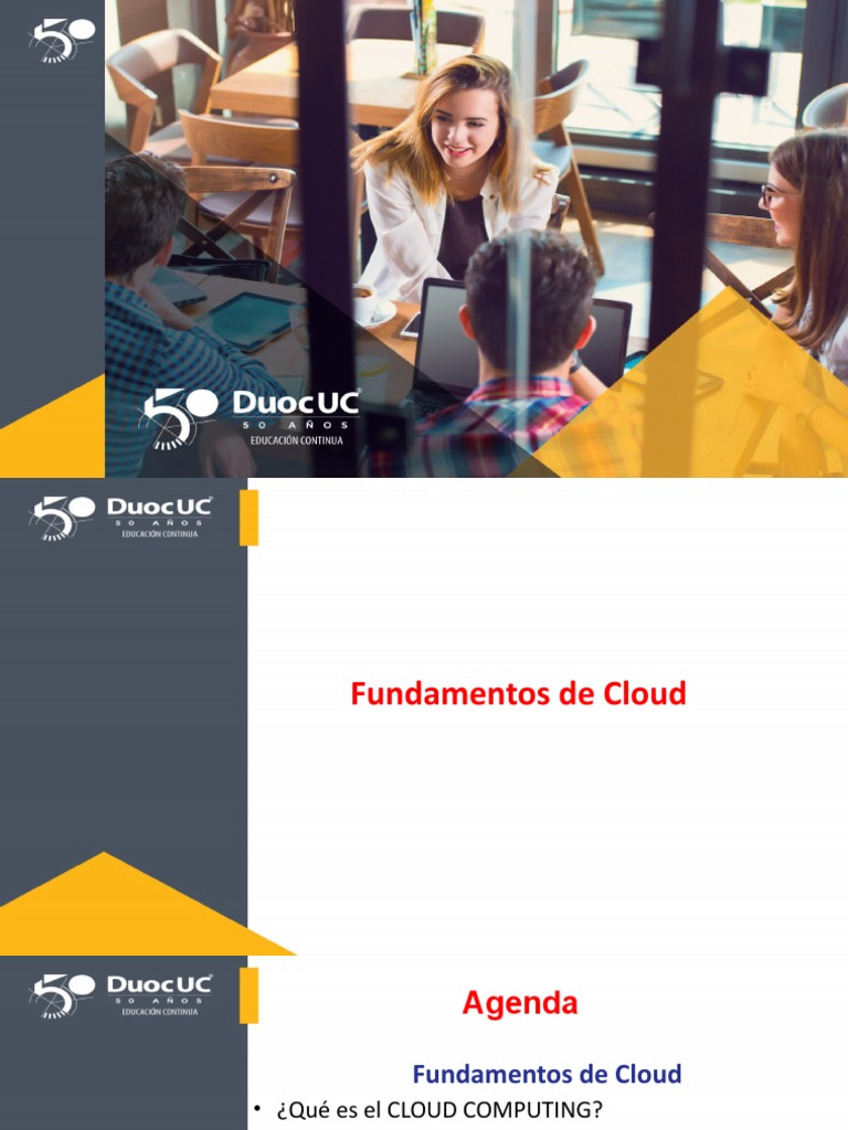 1 - Fundamentos de CLOUD | PDF | Computación en la nube | Software de ...
