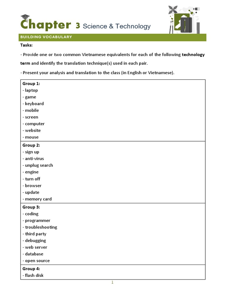 Chapter 3 - Group Activity | PDF | Computers