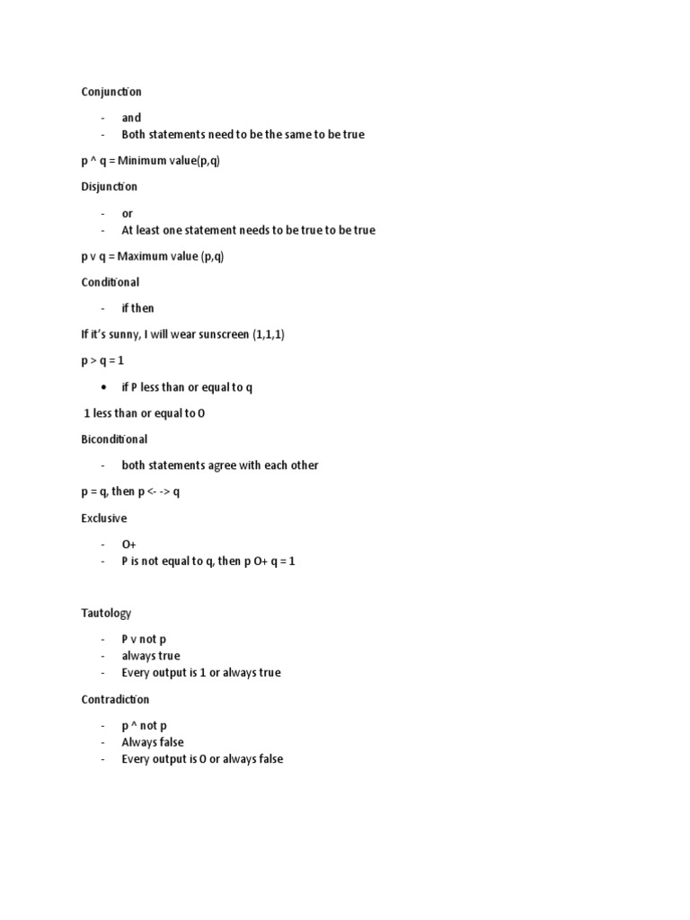 Truth Tables and Logic Laws | PDF
