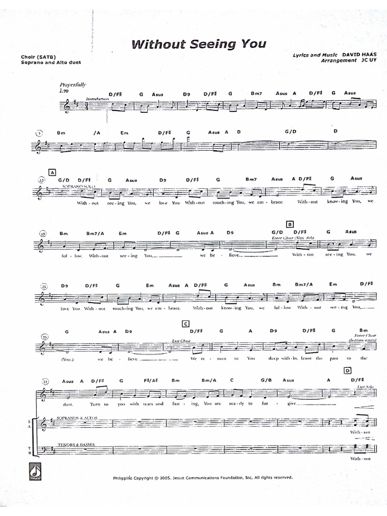 Without Seeing You | PDF