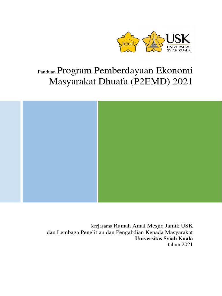 Panduan P2EMD 2021 | PDF | Bisnis | Ilmu Sosial