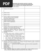 APSRTC Bus Pass Application Form | PDF | Identity Document | Government ...