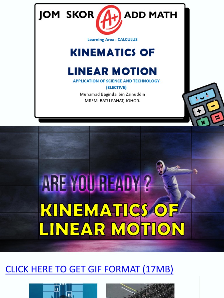 Addmath Form5 Chapter 8 | PDF | Velocity | Acceleration