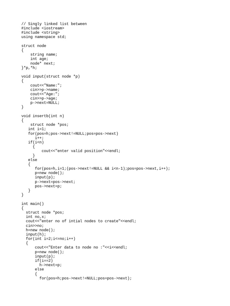 Insert Node | PDF