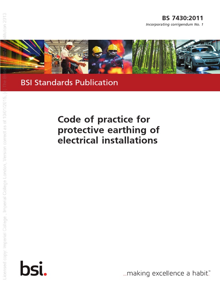 BS 7430 | PDF