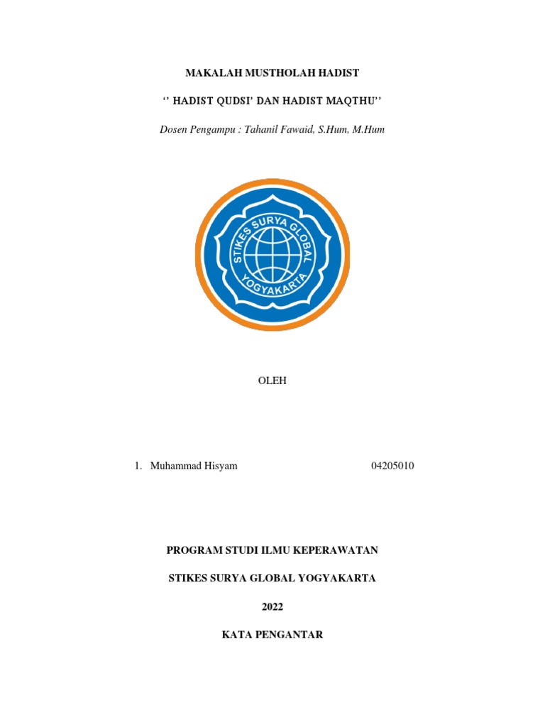 Makalah Hadist (Hisyam) | PDF