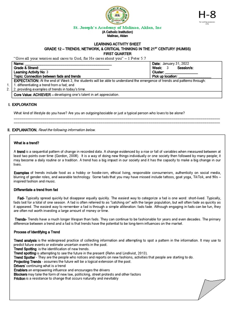 GRADE 12 Week 1 | PDF | Social Media | Popular Culture & Media Studies