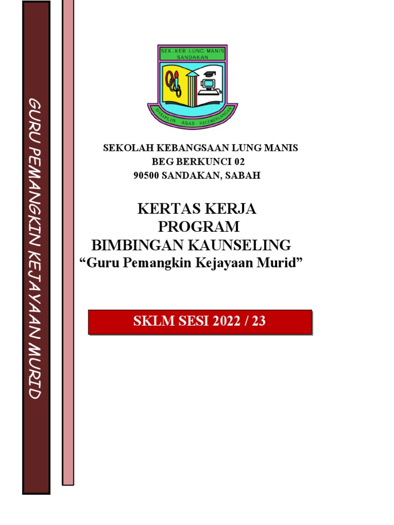 Kertas Kerja BK Program Guru Penyayang 2022-2023 | PDF