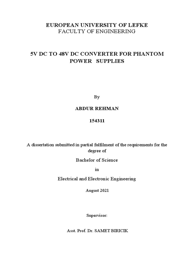 Final Project | PDF | Diode | Rectifier