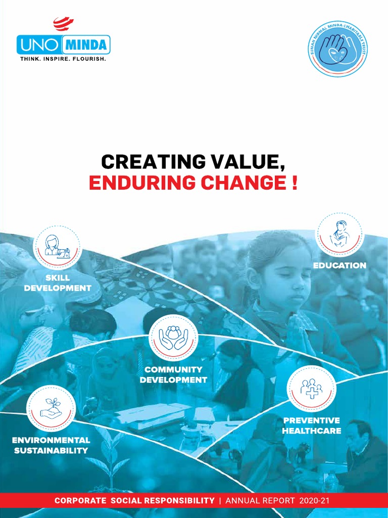 CSR Annual Report Fy 2020 21 | PDF | Corporate Social Responsibility ...