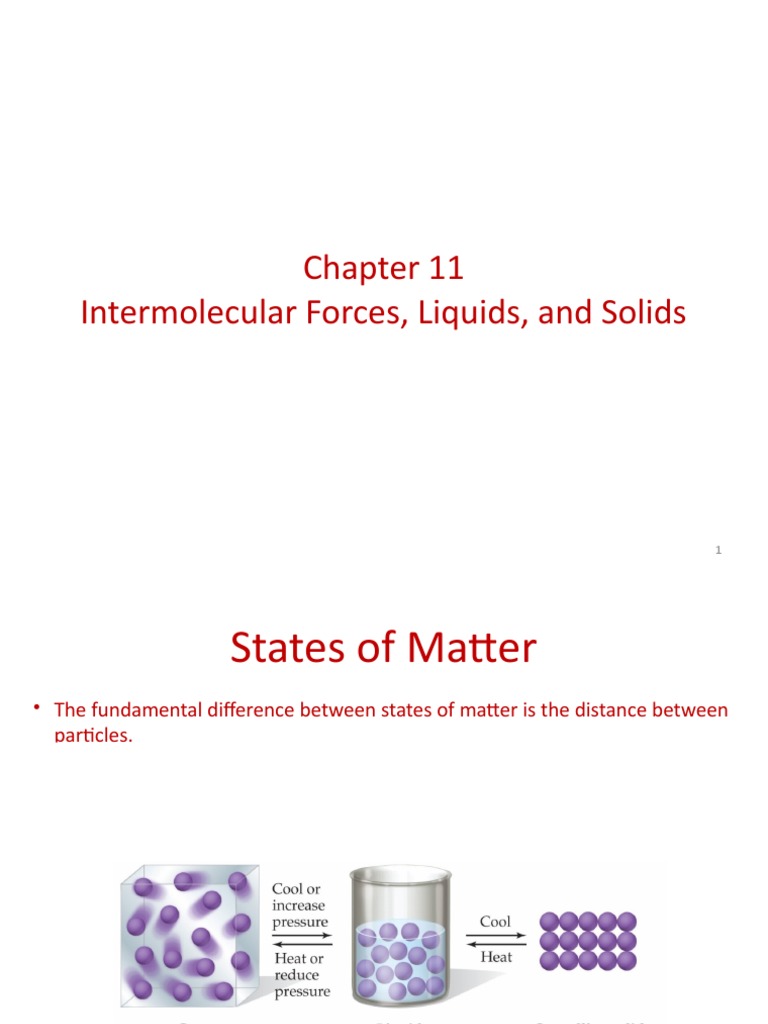 Intermolecular Forces, Liquids, and Solids | PDF | Intermolecular Force ...