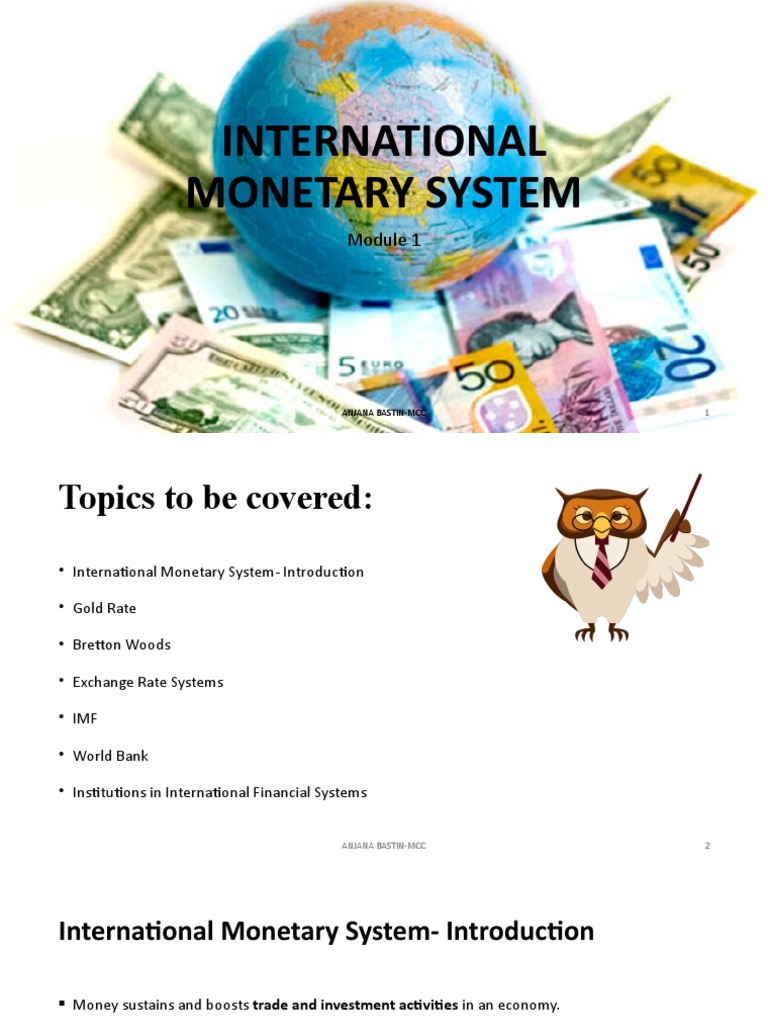 Unit 1 - International Monetary System | PDF