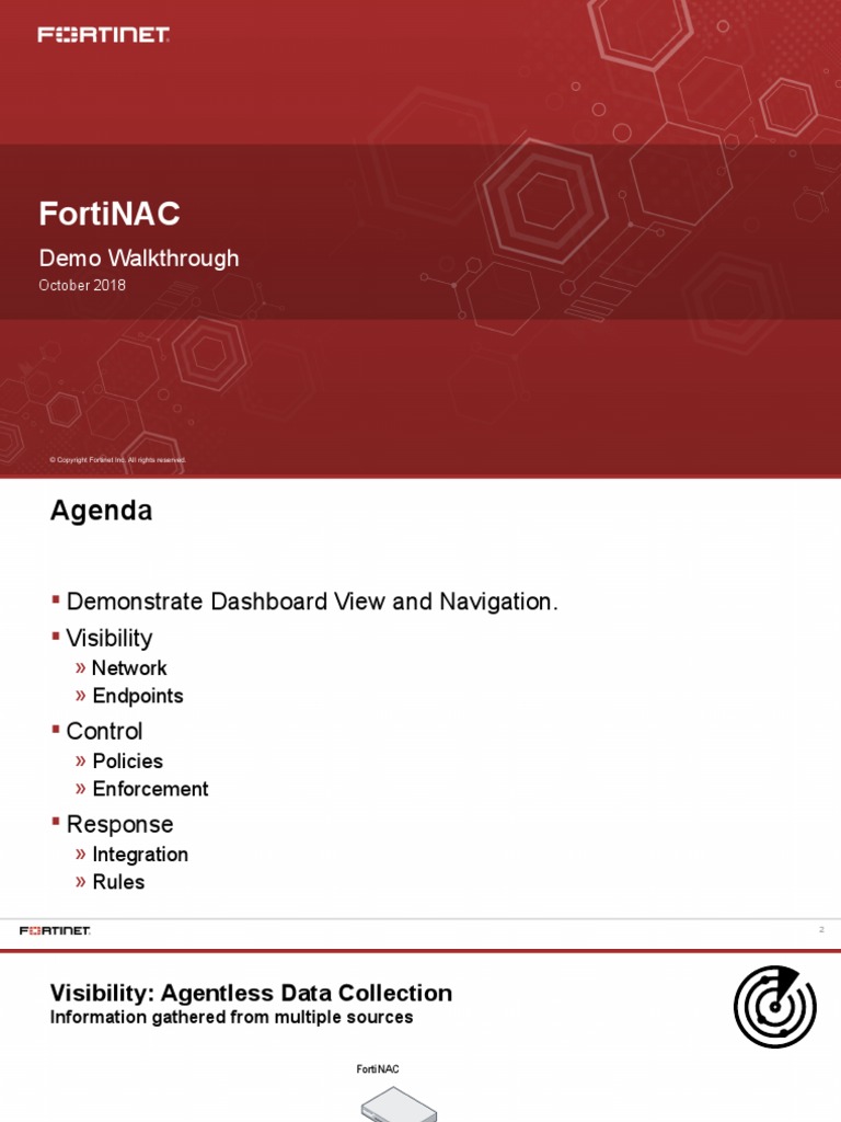 FortiNAC Demo Walkthrough | PDF | Computer Network | Network Topology