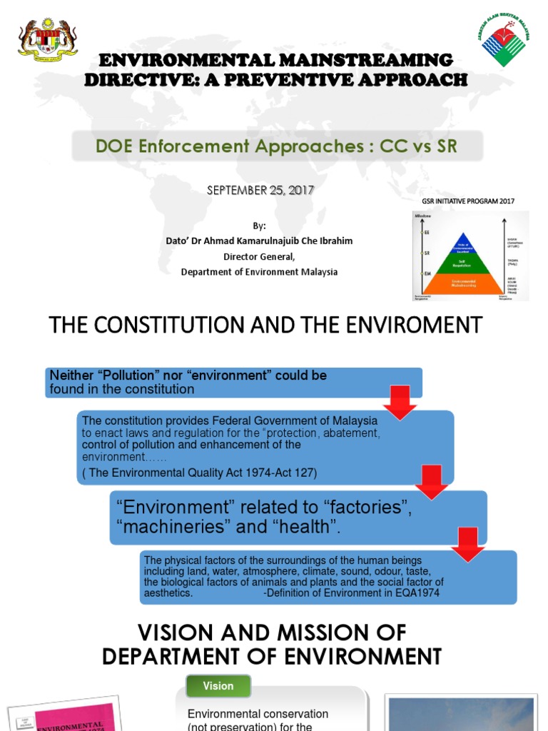 Environmental Mainstreaming Directive Compressed | PDF | Waste | Waste ...