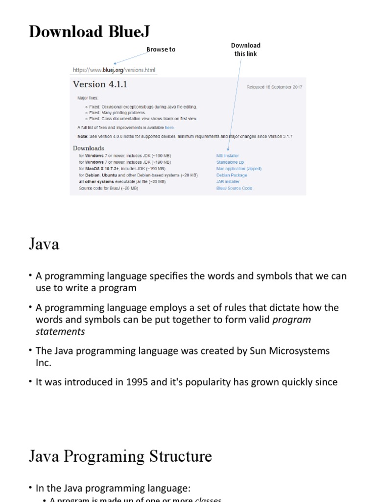 Lecture 1 Introduction To Java | PDF