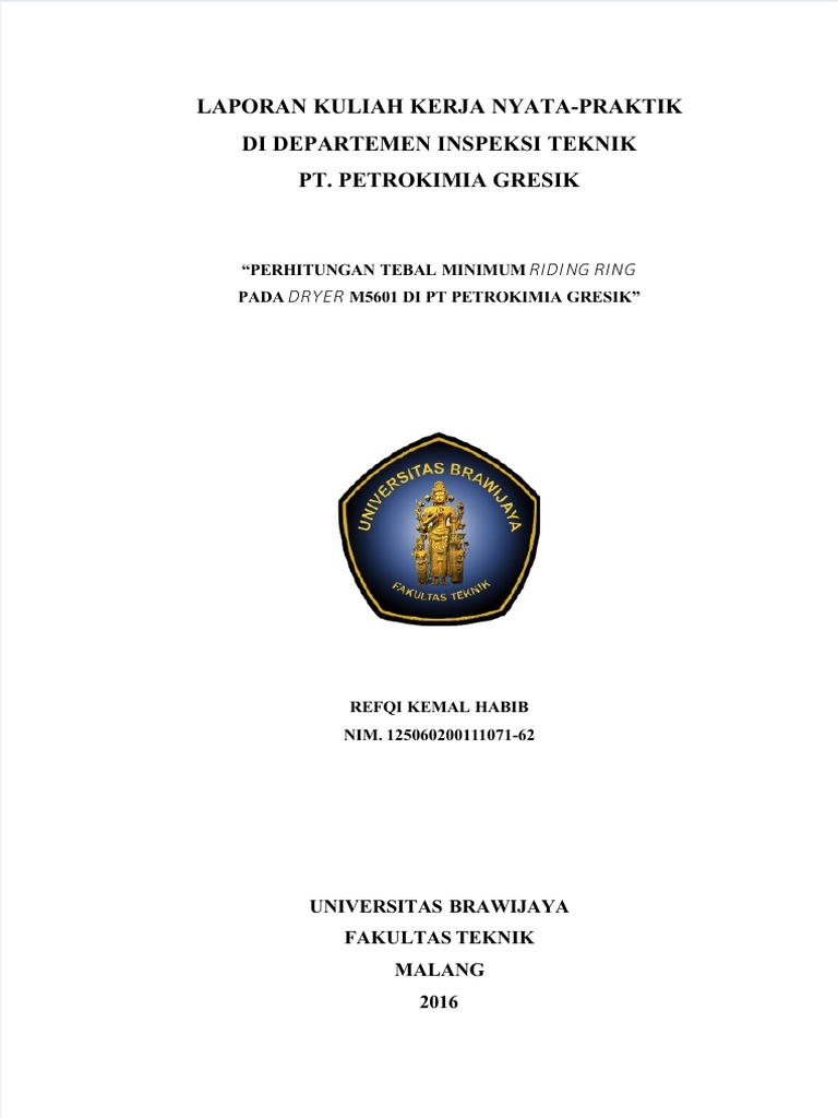 Laporan PKL KKN P Di PT Petrokimia Gresik | PDF