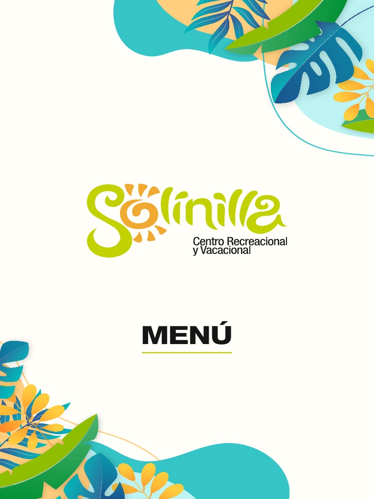 Menú del Restaurante Solinilla 2024 | PDF | filete | Mariscos