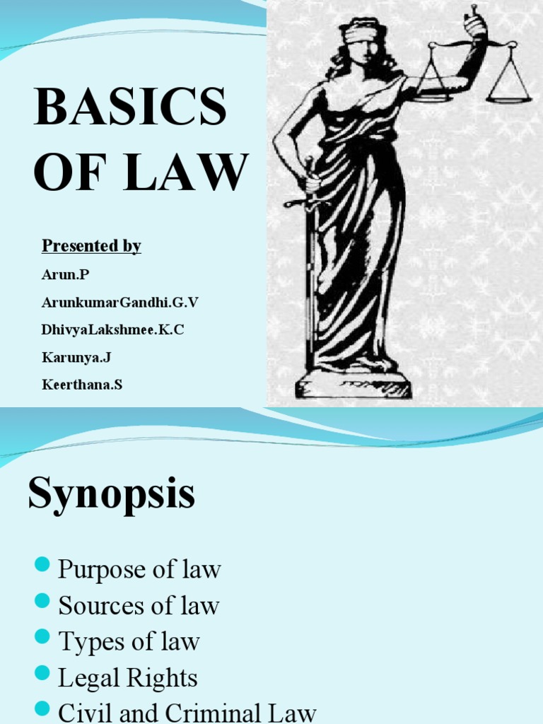 Basics of Law: Presented by | PDF | International Law | Banks