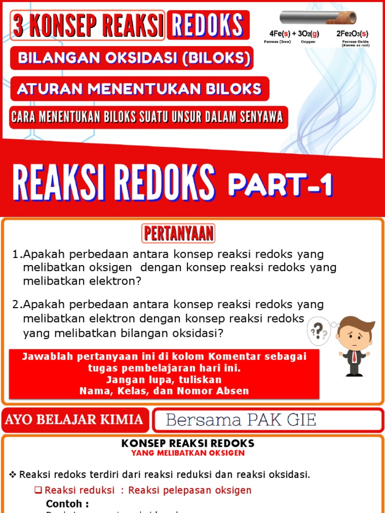 Konsep Reaksi Redoks | PDF