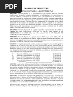 Modelo Debenture | PDF | Pagos | Compartir (Finanzas)