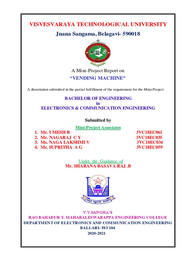 Visvesvaraya Technological University: Jnana Sangama, Belagavi-590018 ...