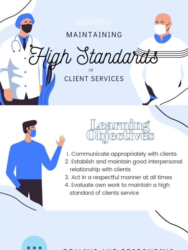 Maintaining High Client Service Standards | PDF | Communication ...